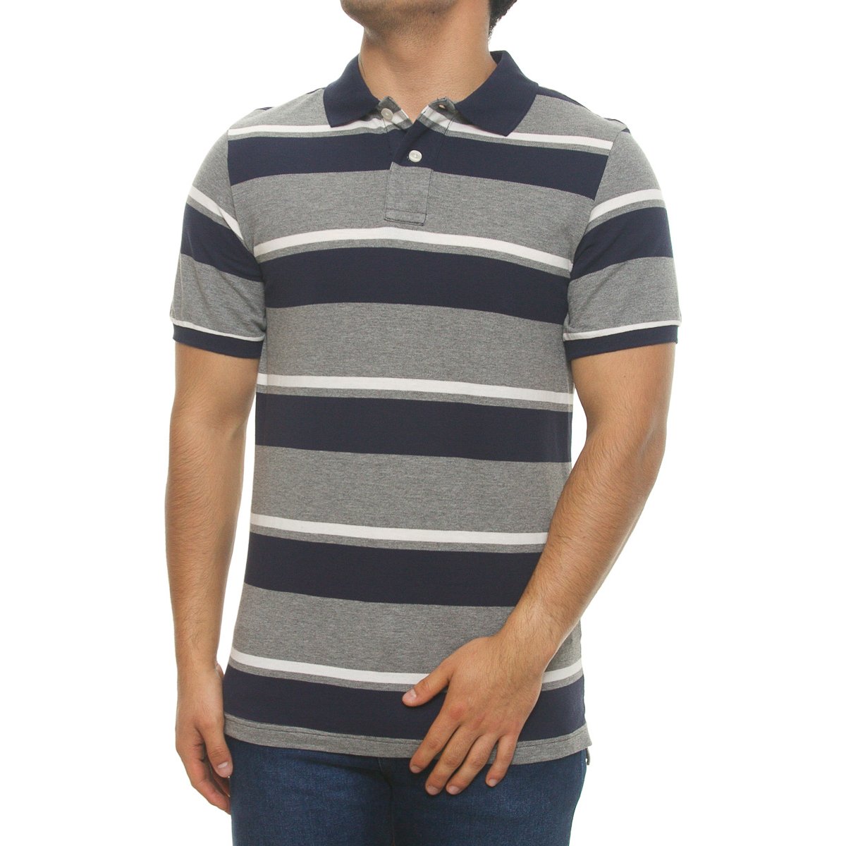Playera Polo Rayas para Hombre Jeanious