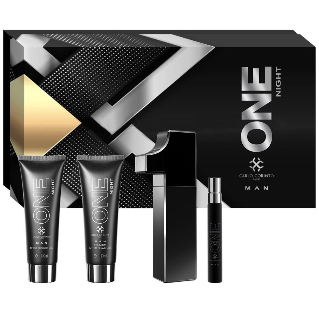 Set Fragancia para Hombre Carlo Corinto One Night Man Edp 100 Ml