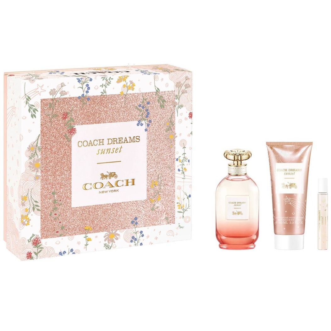 Set Fragancia para Mujer Coach Dreams Sunset Edp 90 Ml+ Loción Corporal ...