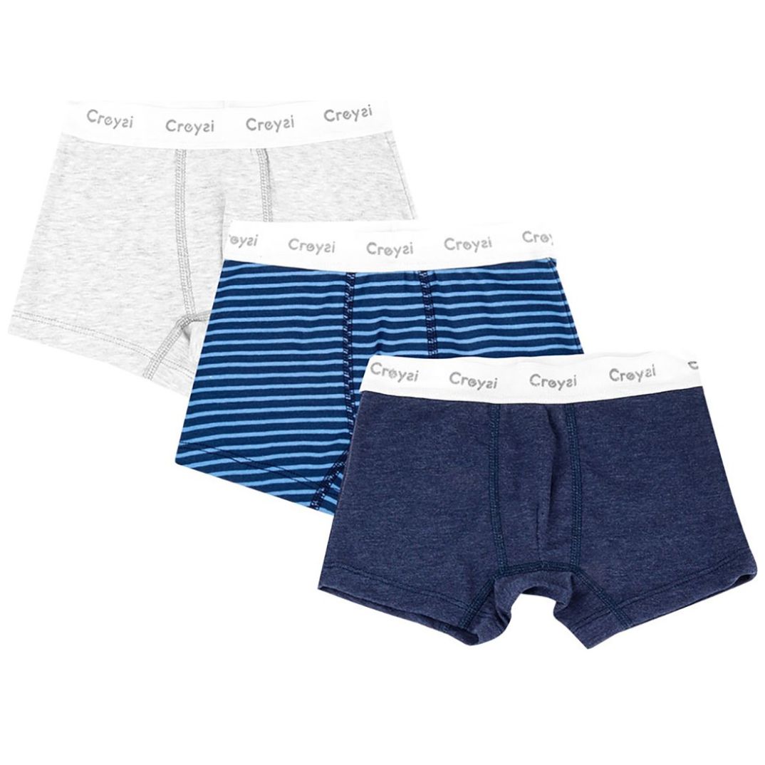 Pack para Niño 3 Piezas Boxer Brief Cardigan Baby Creysi