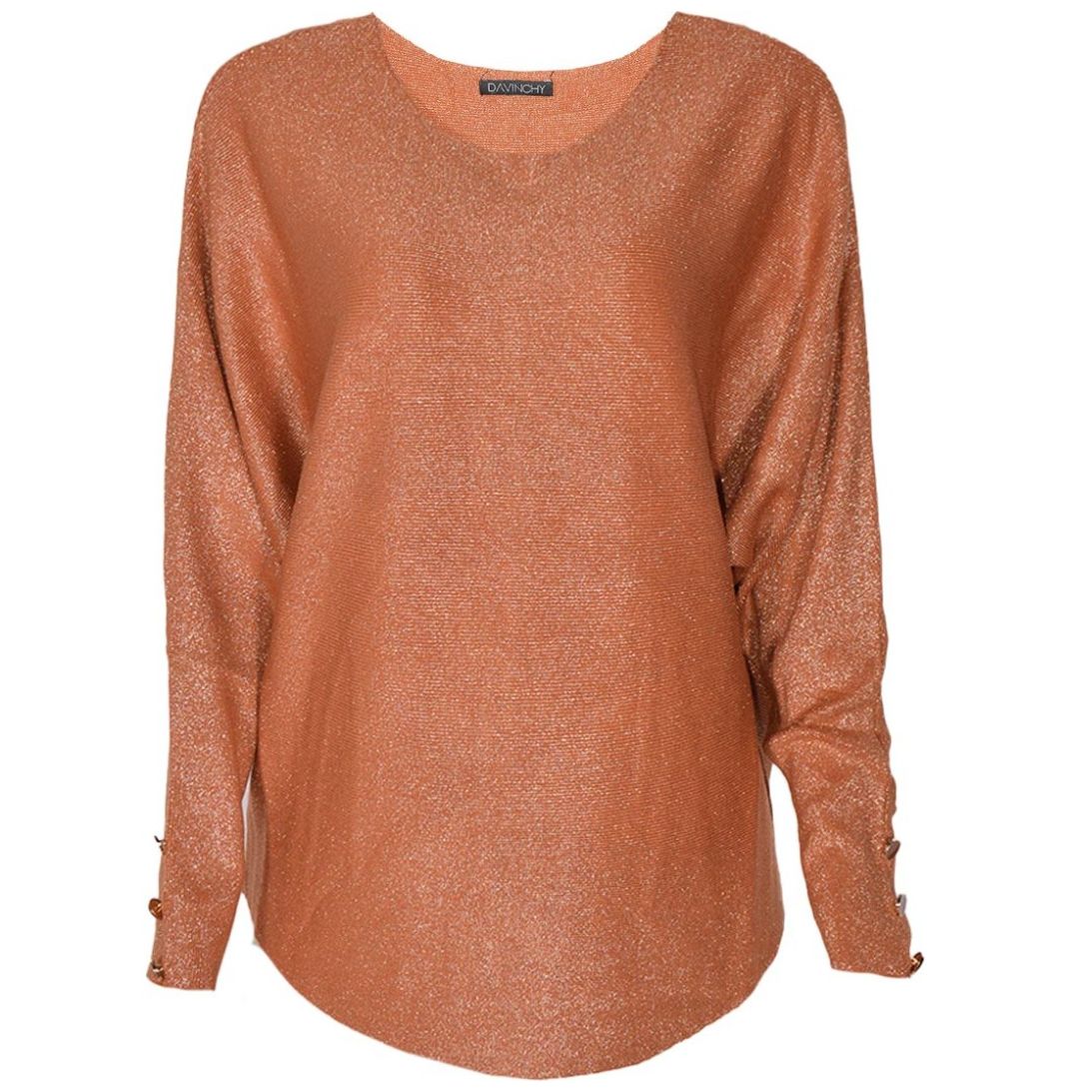 Suéter Manga Ranglan, Liso para Mujer Davinchy