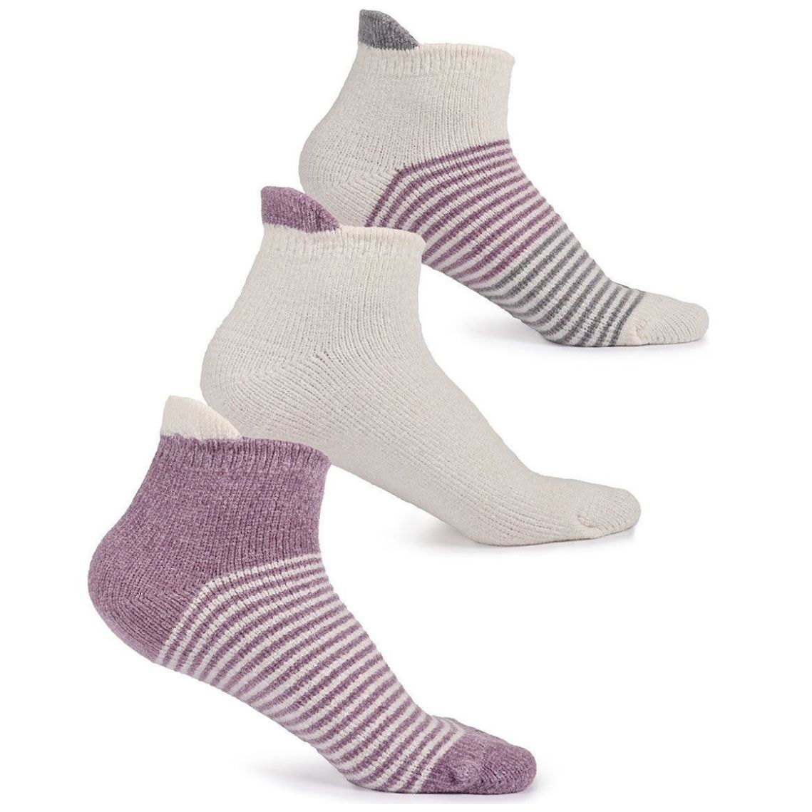 Tin 3 Pares Chen Diseños Talón Maria Intima