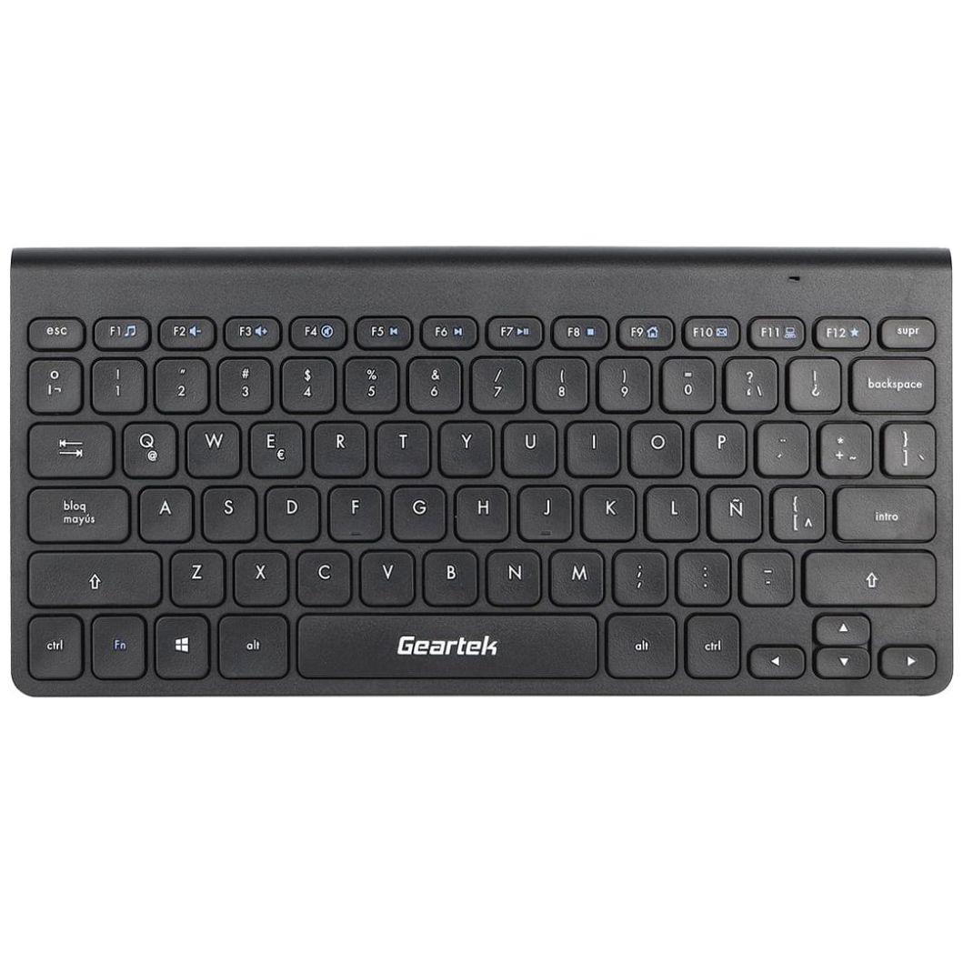 Teclado+ Mouse Compacto Inalámbrico Negro Geartek