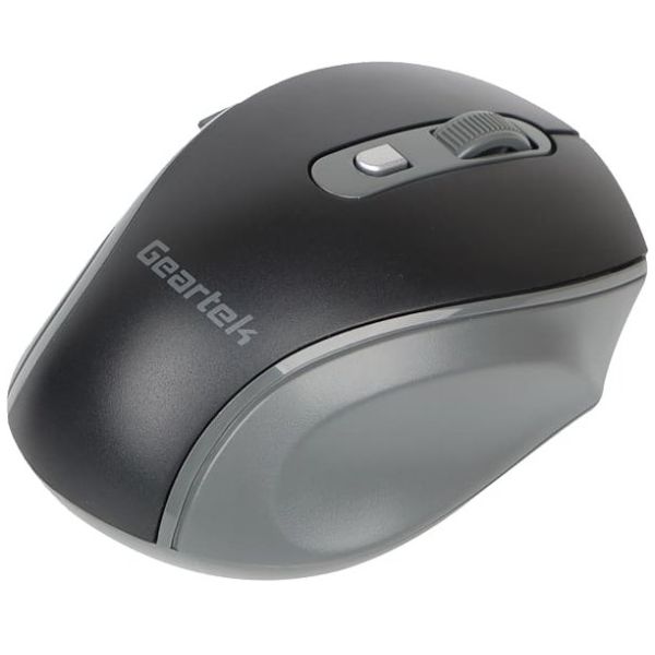 Mouse 180 Inalámbrico Geartek Negro- Gris