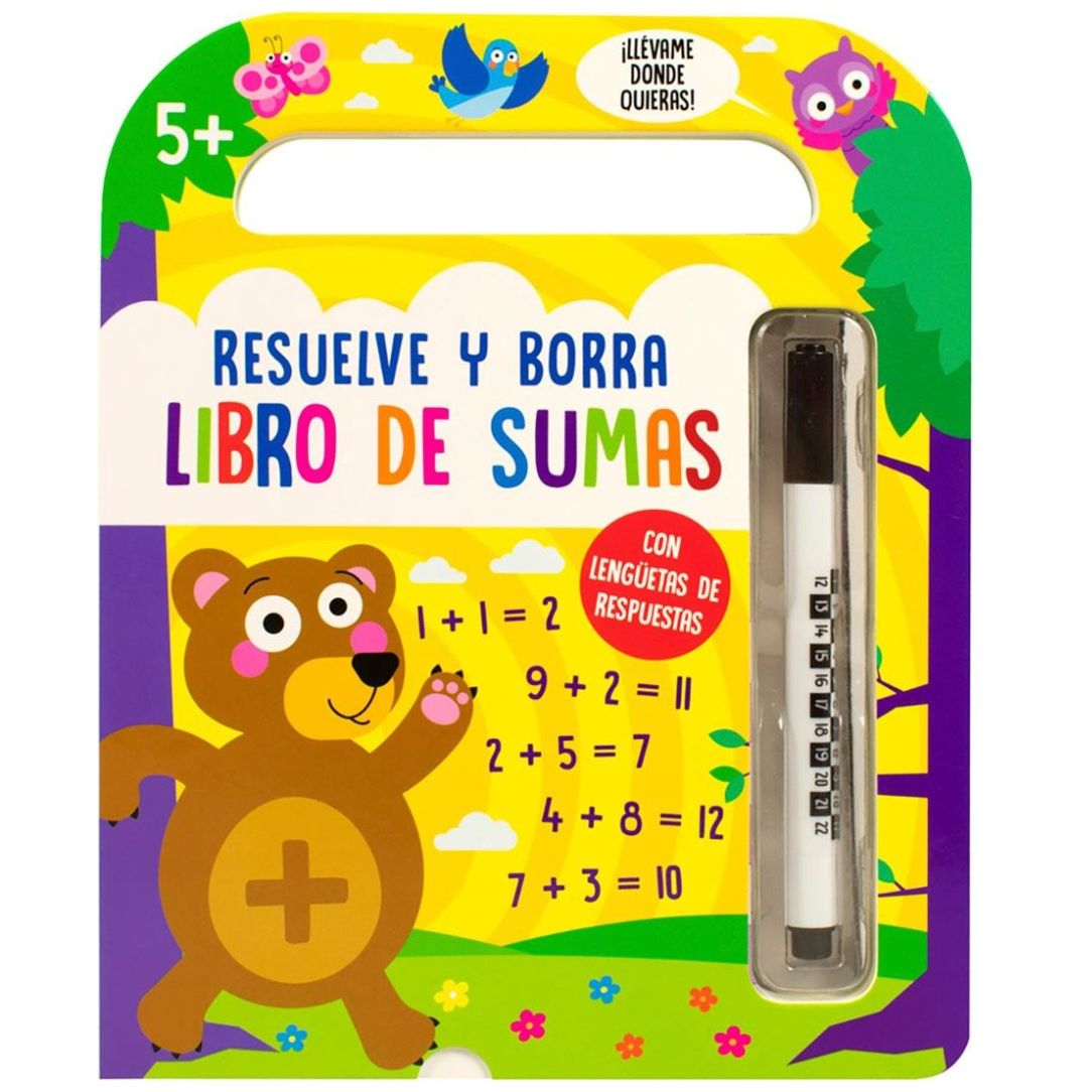 Resuelve y Borra Libro de Sumas Silver Dolphin