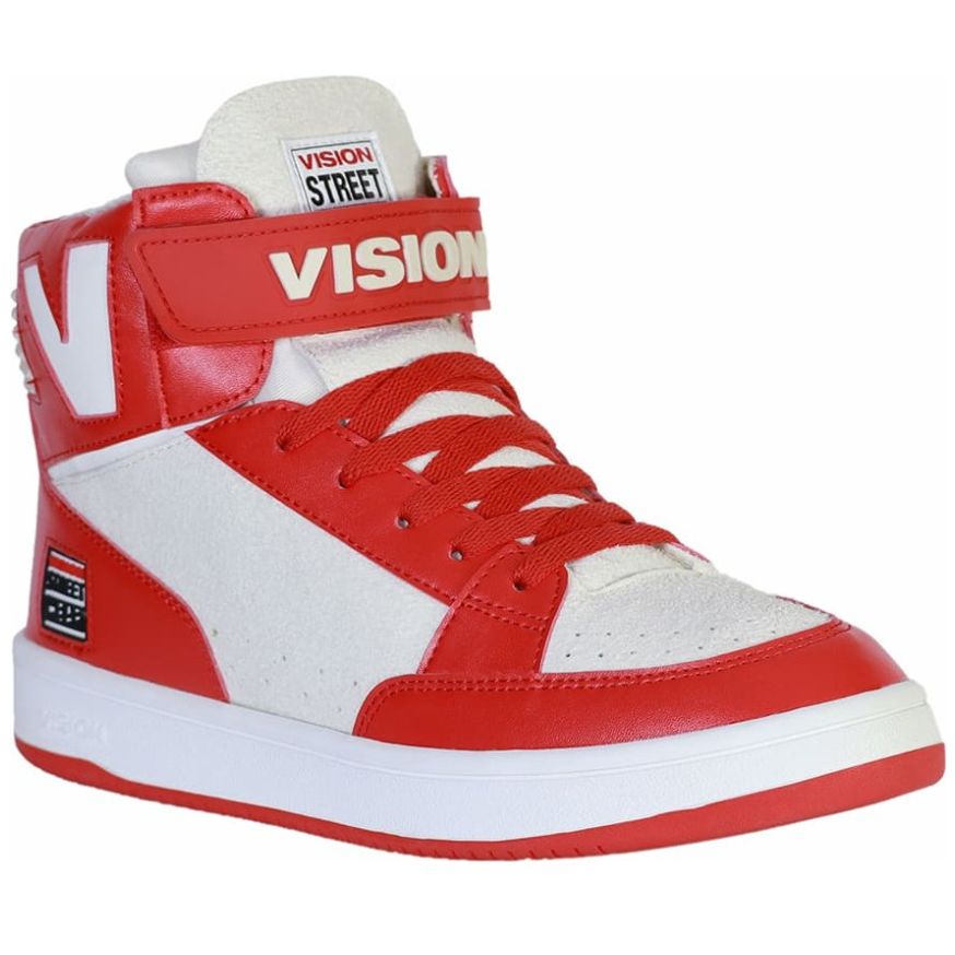 Tenis-Bota Vision Street Wear Rojo para Hombre