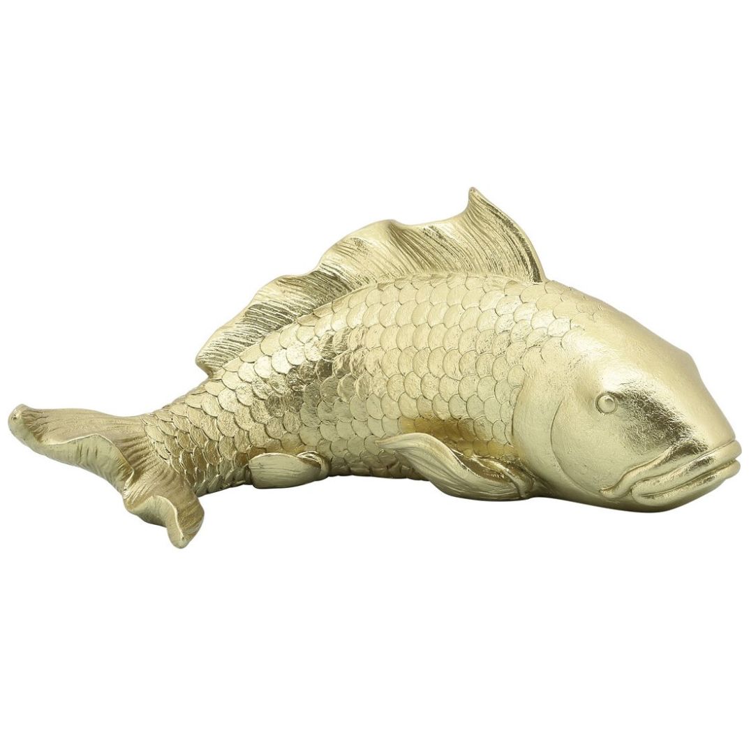 Pez Oro Resina 23 Cm Sagebrook Home.