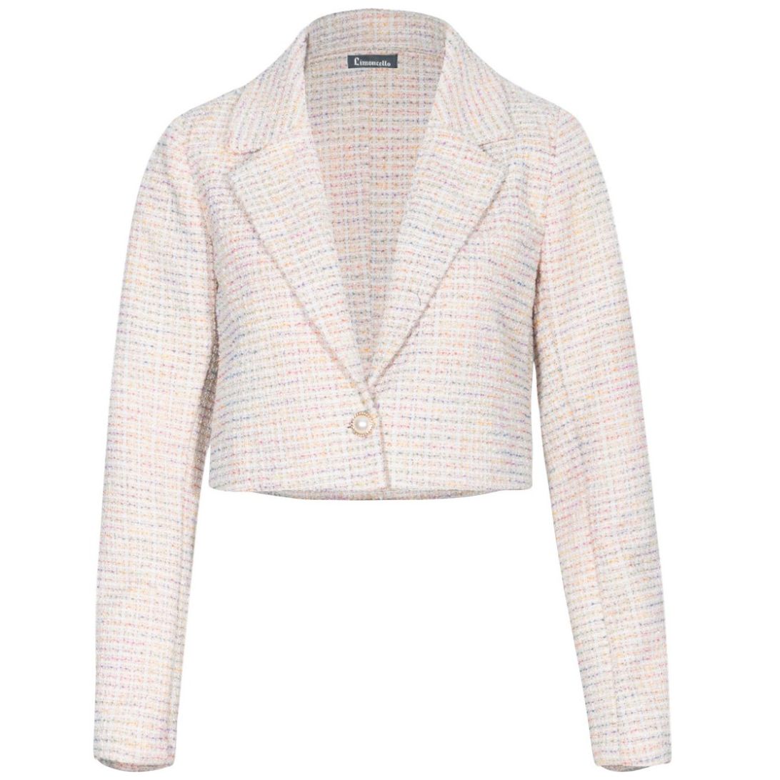 Saco Corto con Cuello Y Solapa Limoncello