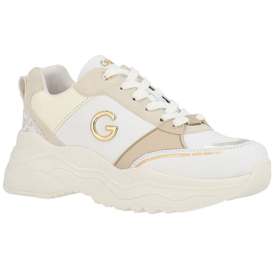 Tenis Blanco Combinado Flat G By Guess