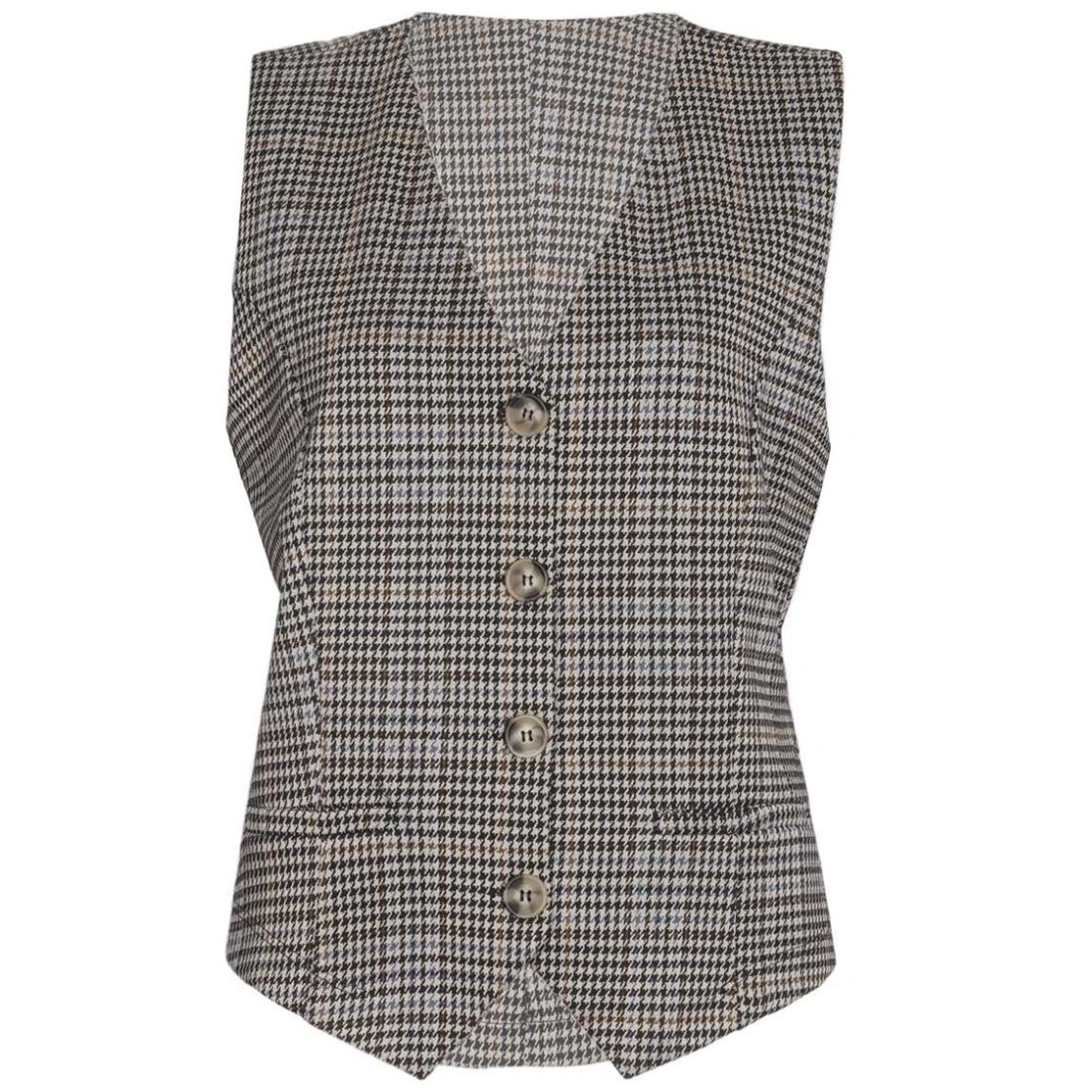 Chaleco de Cuadros Orange Love para Mujer