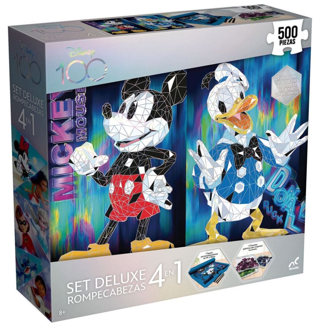 Set Deluxe Rompecabezas 4 en 1