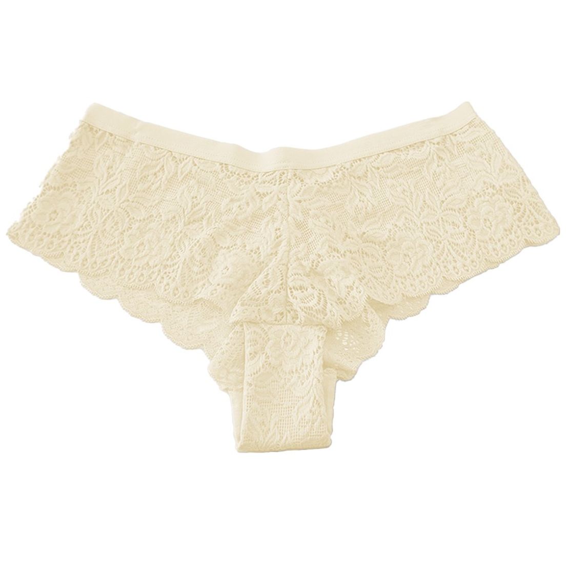 Bóxer de Encaje Elástico Cintura Zelina