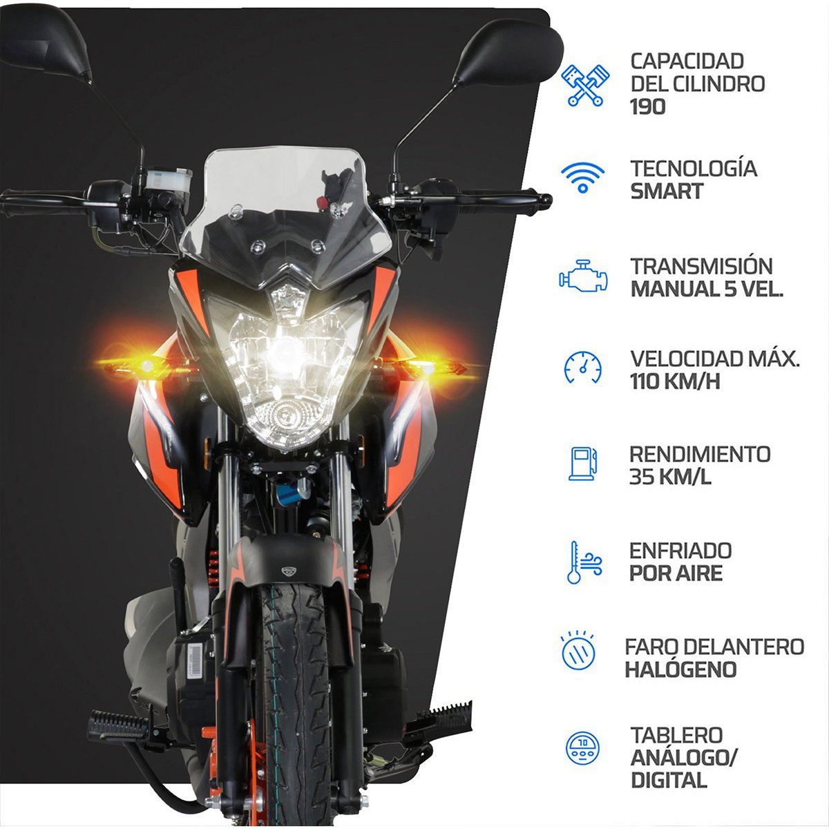 Motocicleta Vento Lithium 5.0 190Cc 2024