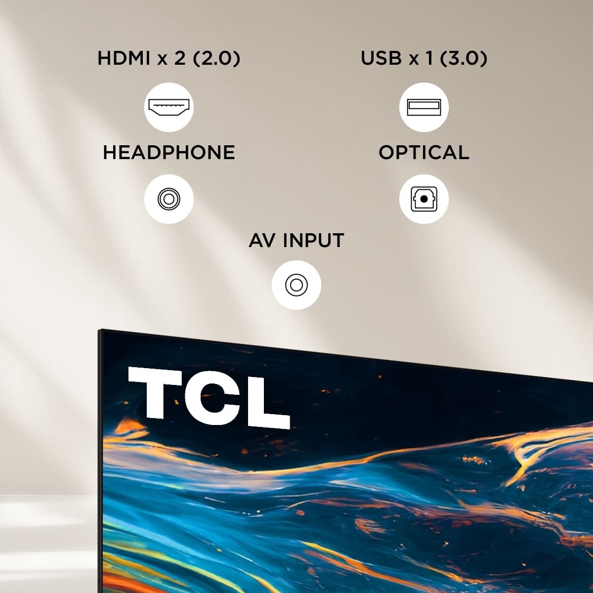 Pantalla 65" Tcl Qled 4K Google Tv 65Q650G