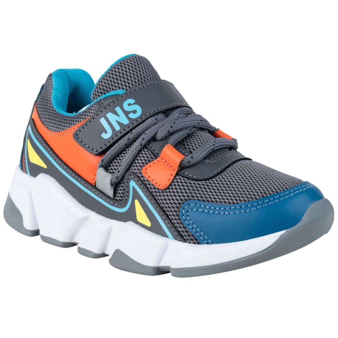 Tenis Jeanious con Velcro 18-21 Gris