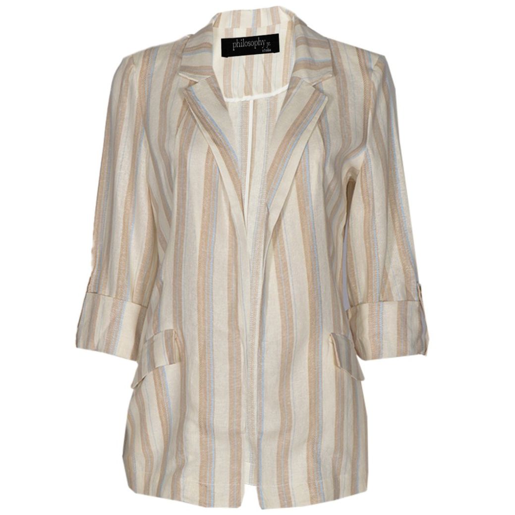 Saco Estampado con Solapa para Mujer Philosophy Jr