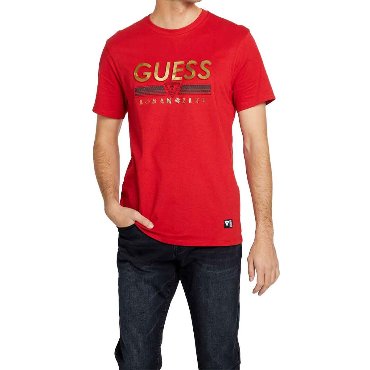 Playera Guess Logo Grande para Hombre