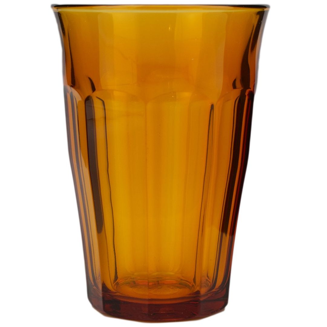 Juego de 6 Vasos Highball 360Ml Ambar Picardie Duralex