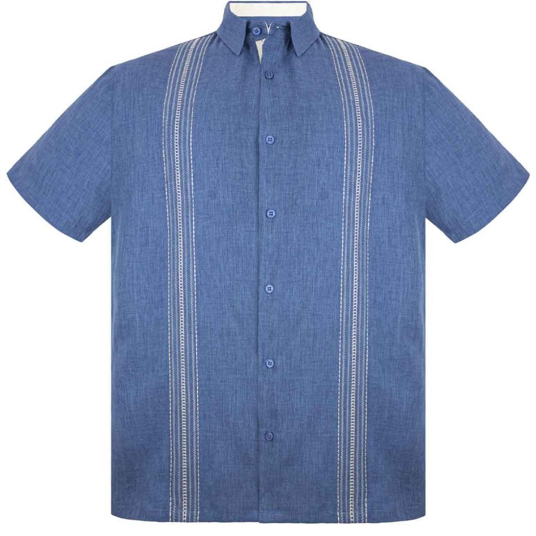 Guayabera G. Candila Diseño Bordado para Hombre Plus