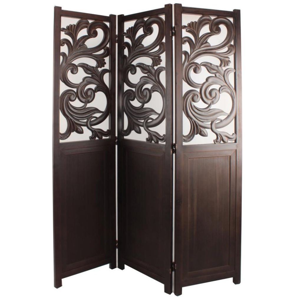 Biombo Sroll Brown Vintage Home