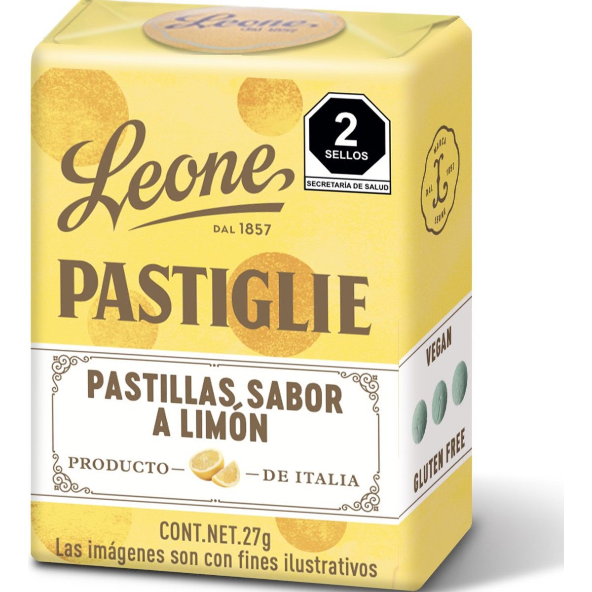 Pastillas Sabor a Limón Pastiglie Leone
