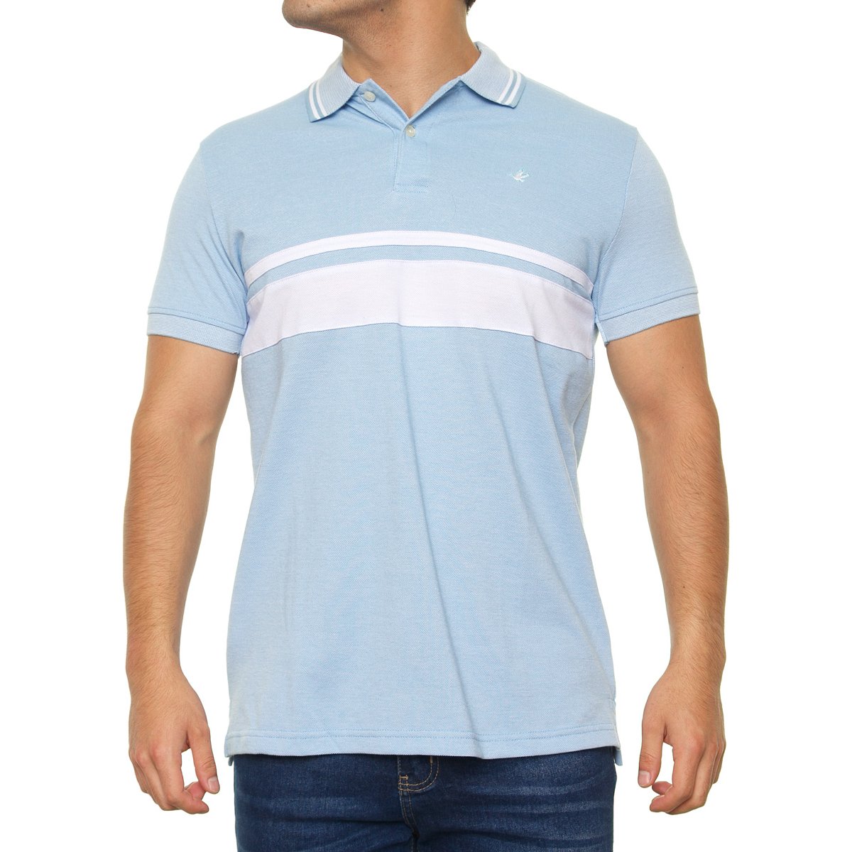 Playera Polo a Rayas para Hombre Brooksfield