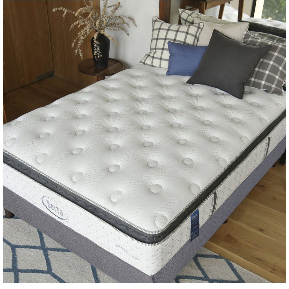 Juego de Colchón y Box Unique Individual Serta