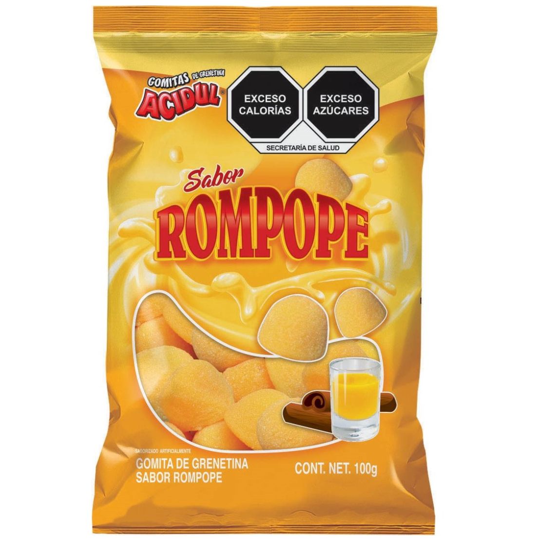 Gomita Rompope Acidulce 100 G Argo S