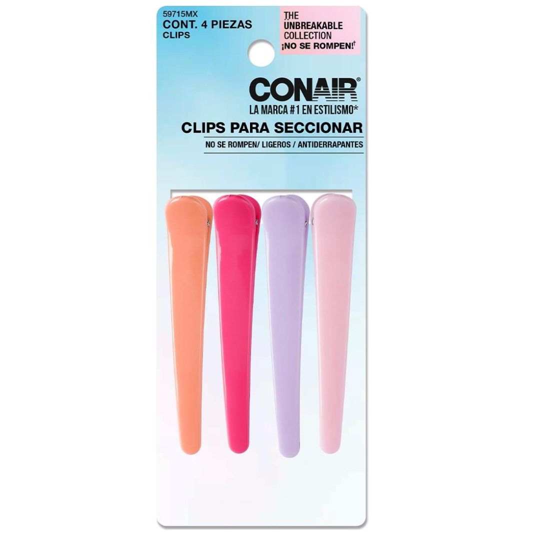 Clips Unbreakable Conair 4 Pzas