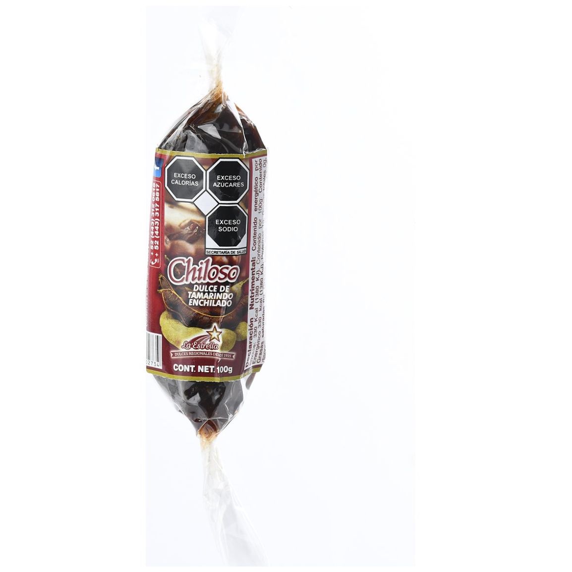 Chiloso Dulce de Tamarindo 100Grs