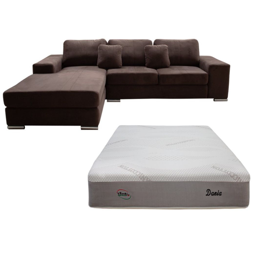 Paquete de Colchón Matrimonial y Sala Modular Vittorio Benzi