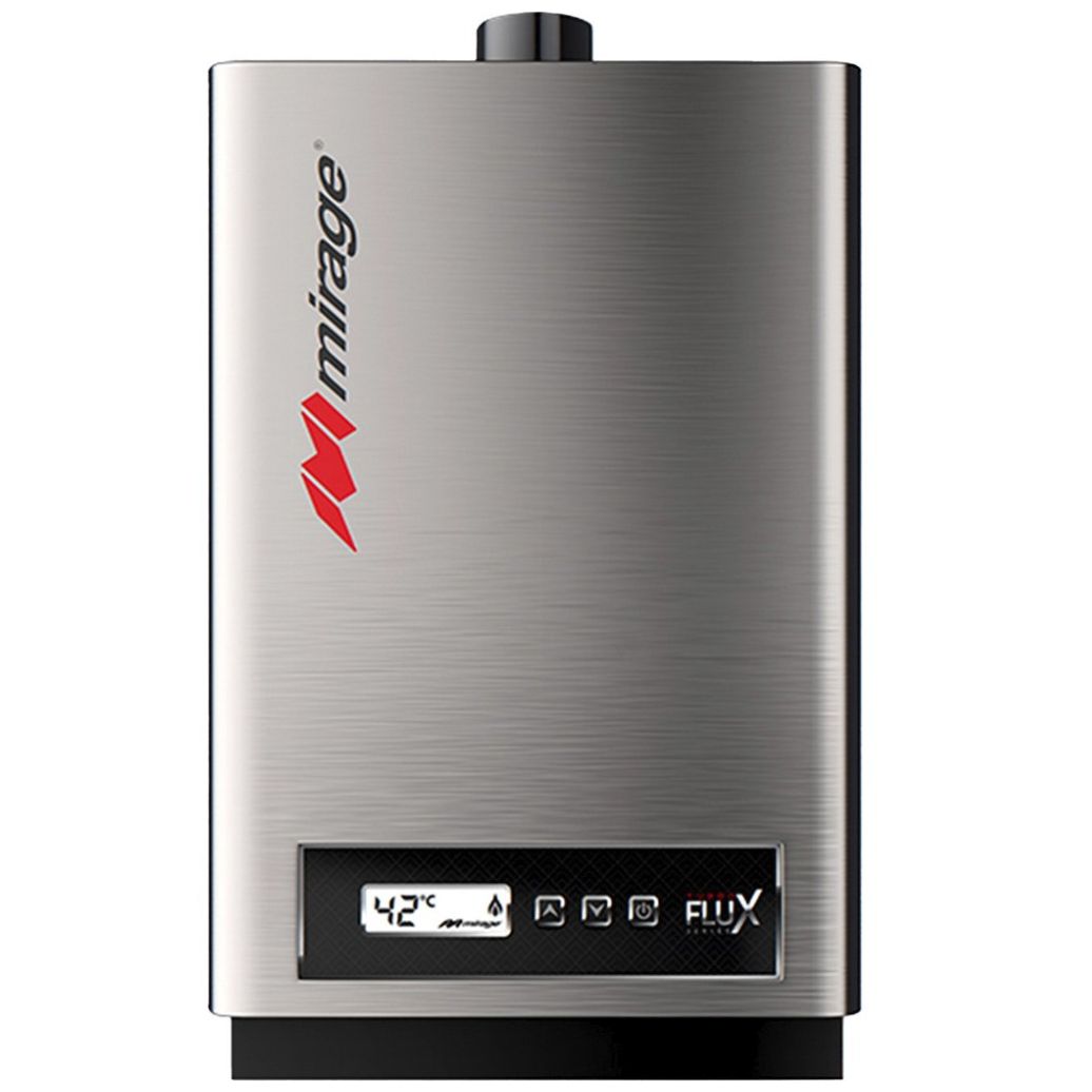 Boiler Turbo Flux Mirage Gas Lp 6L/min Plata