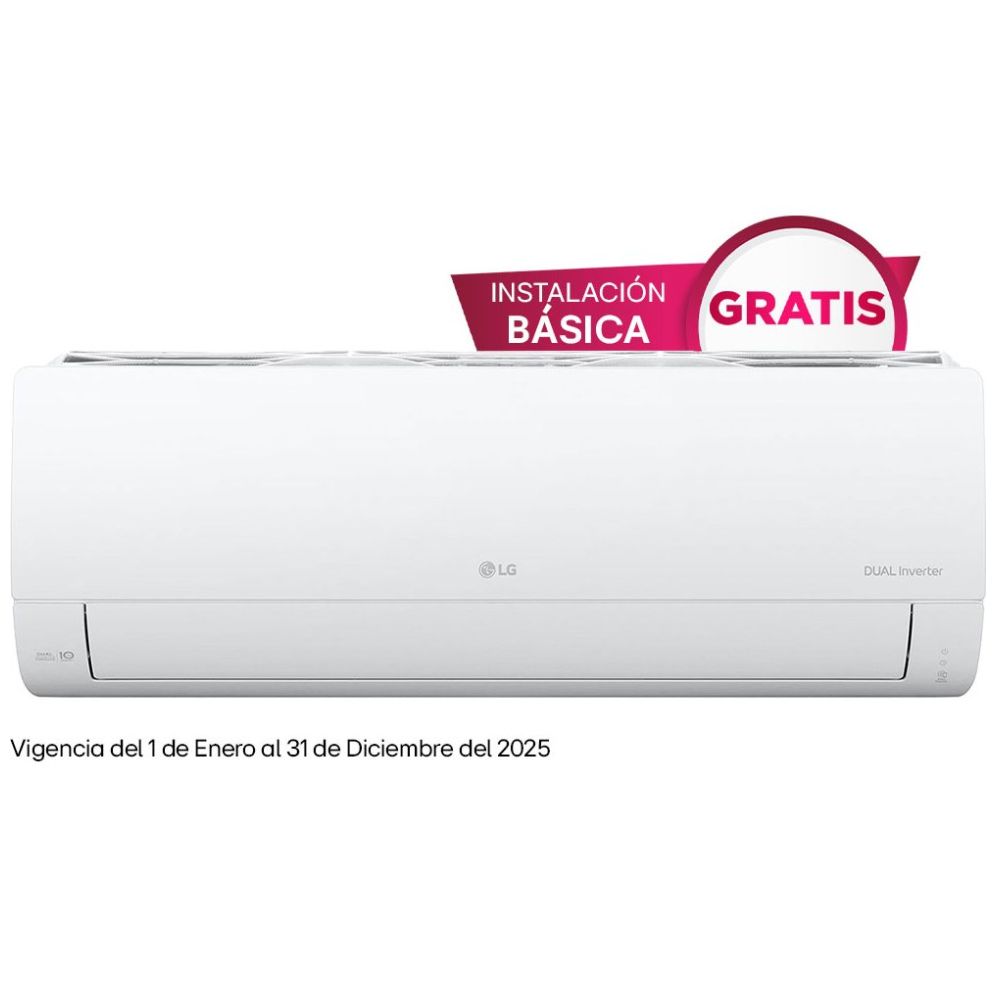 Aire Acondicionado Lg Minisplit Dual Inverter Blanco Vx122C8