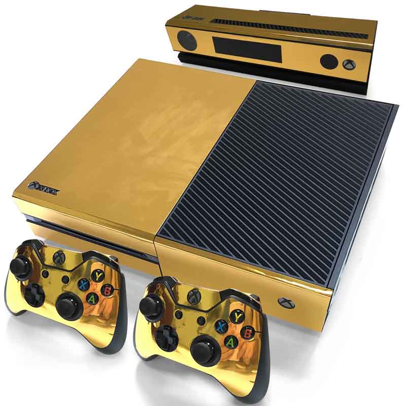 Xbox One Skin Estampas (Oro)