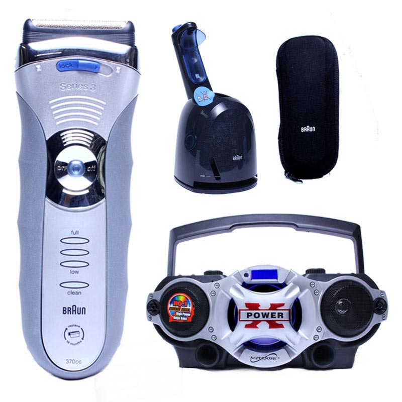 Rasuradora Braun Mod. Serie 3 370 CC Bateria Recargable + Incluye ...