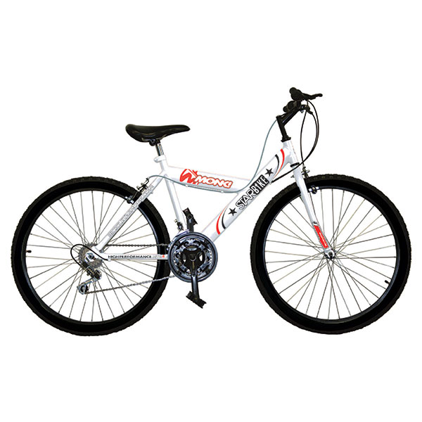 BICICLETA MONK / STARBIKE R-26 18VEL BLANCA