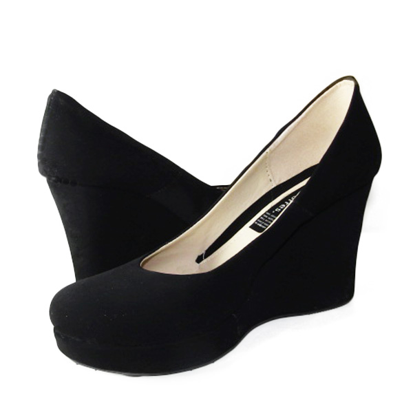 Zapatilla Black Platform Pumps -Delia Torres