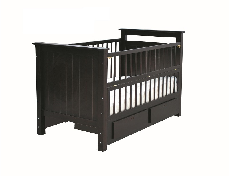 Cuna Cama Corral Toledo - Chocolate - KESSA