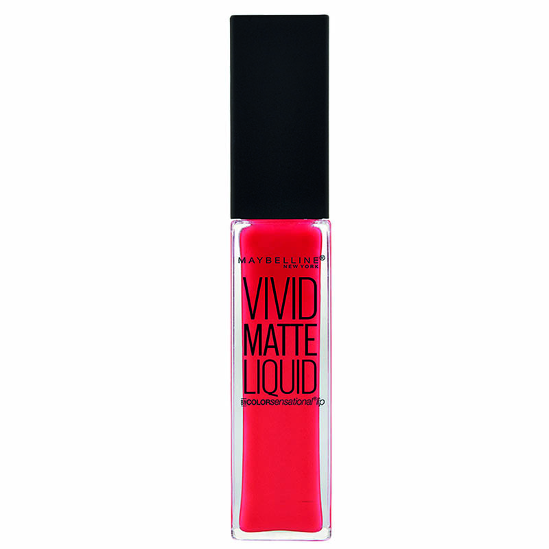Labial Sensational Vivid Matte Labios Maquillaje Maybelline Orange Shot