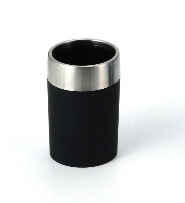 Vaso Acero Inoxidable Pvc Negro BA-408932 Namaro Design