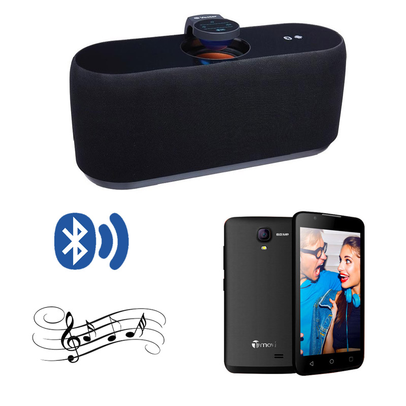 Paquete Phablet Timovi INSIGNIA DELTA 2 Negro + Bocina Bluetooth