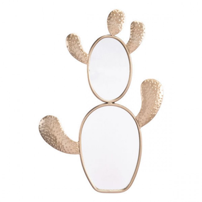 Espejo Modelo Cactus - Dorado - Këssa