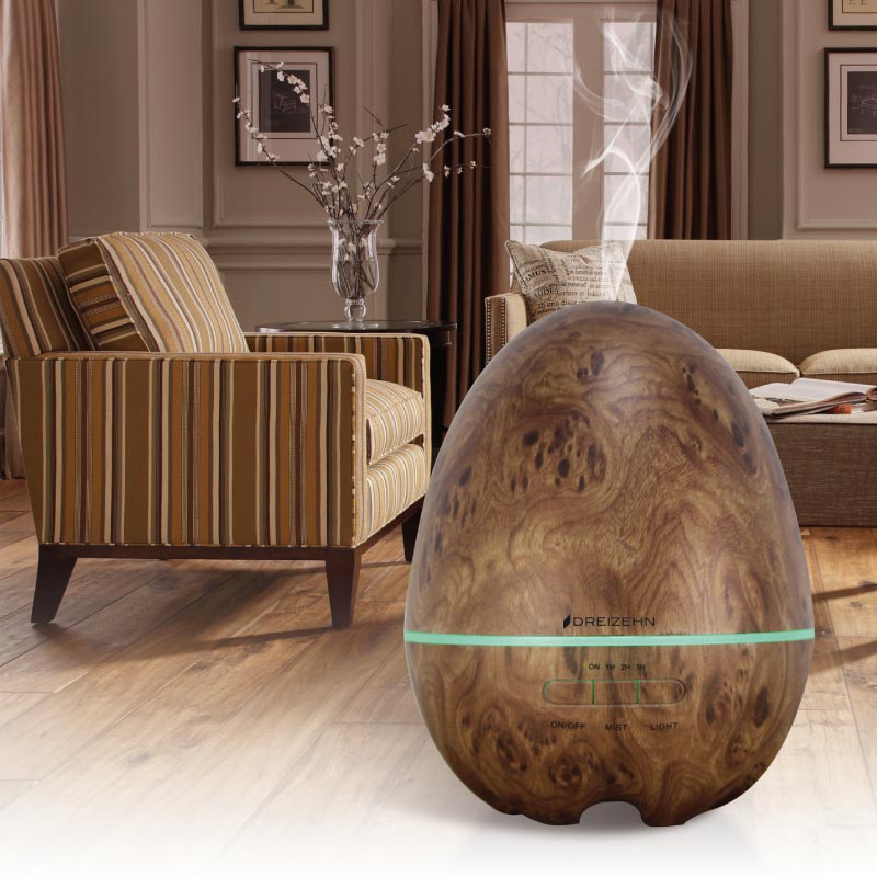 Difusor de Aromas con Luz LED 7 Colores Rotantes