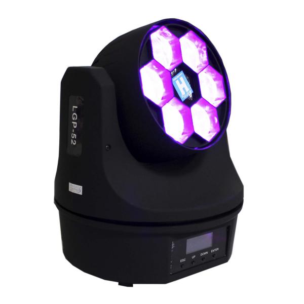 CABEZA ROBOTICA LED 6 EYE 6x15 RGBW