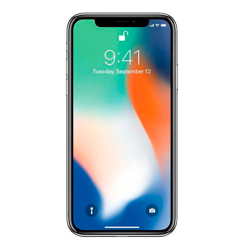 Celular iPhone X Color Silver 64GB Telcel