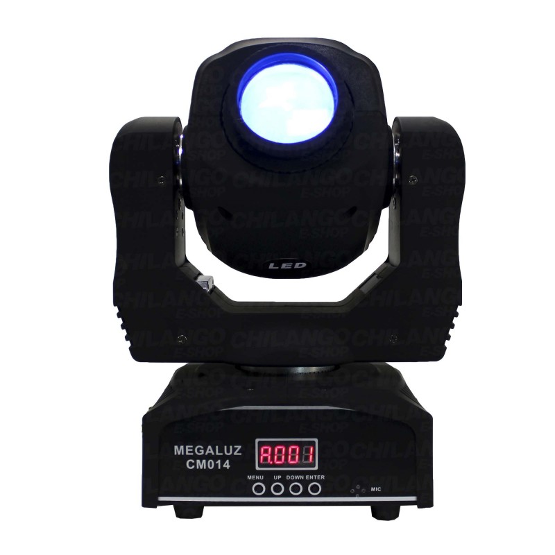 CABEZA ROBOTICA 60W MINI SPOT GOBOS