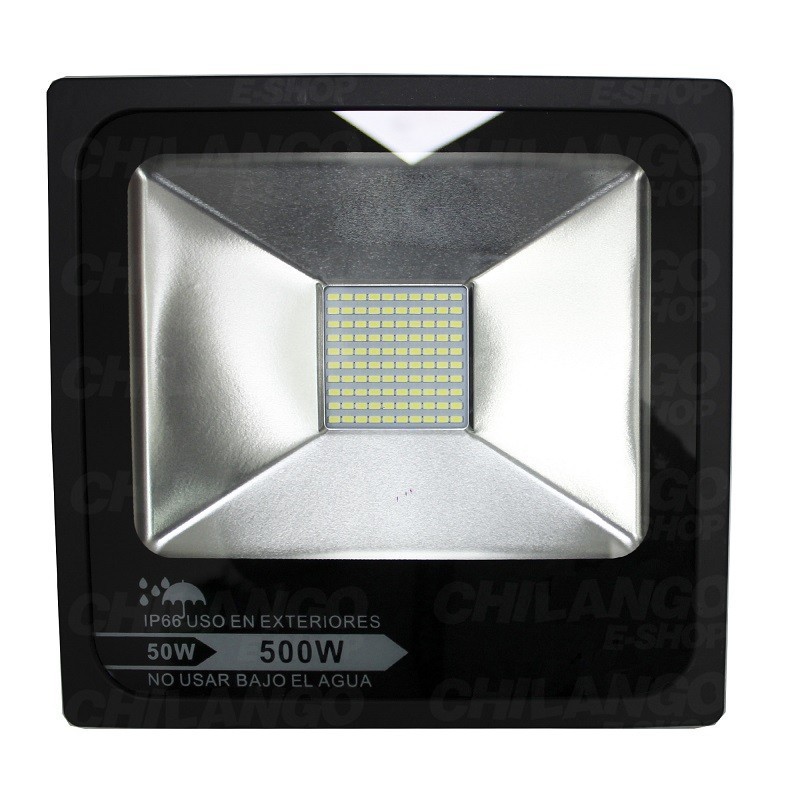 Reflector FLAT Led 50w Blanco Interiores / Exteriores