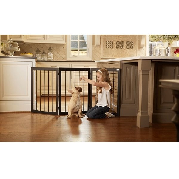 Reja Barandal Madera para Perro Plegable Animal Planet 160x61cm