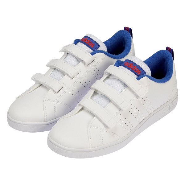 ADIDAS ADVANTAGE VELCRO NIÑOS FRANJAS AZULES