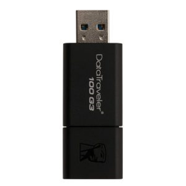 Memoria Flash USB 3.0 Kingston DataTraveler 100 64GB Negra DT100G3/64GB